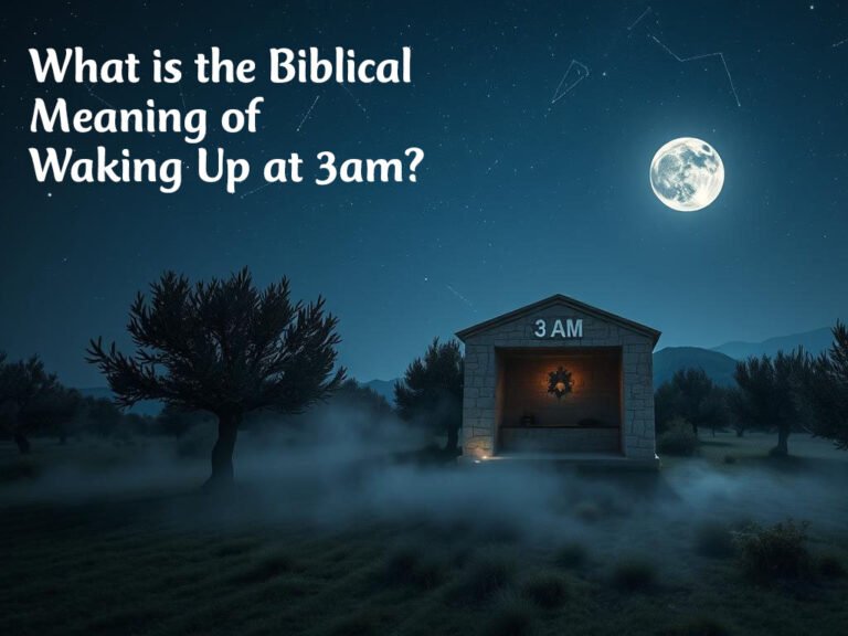 Biblical Meaning of Waking up at 3am